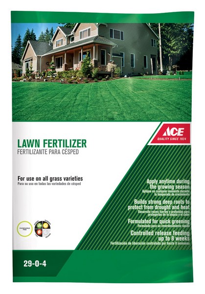 Departments - Ace 29-0-4 All-Purpose Lawn Fertilizer For All Grasses ...